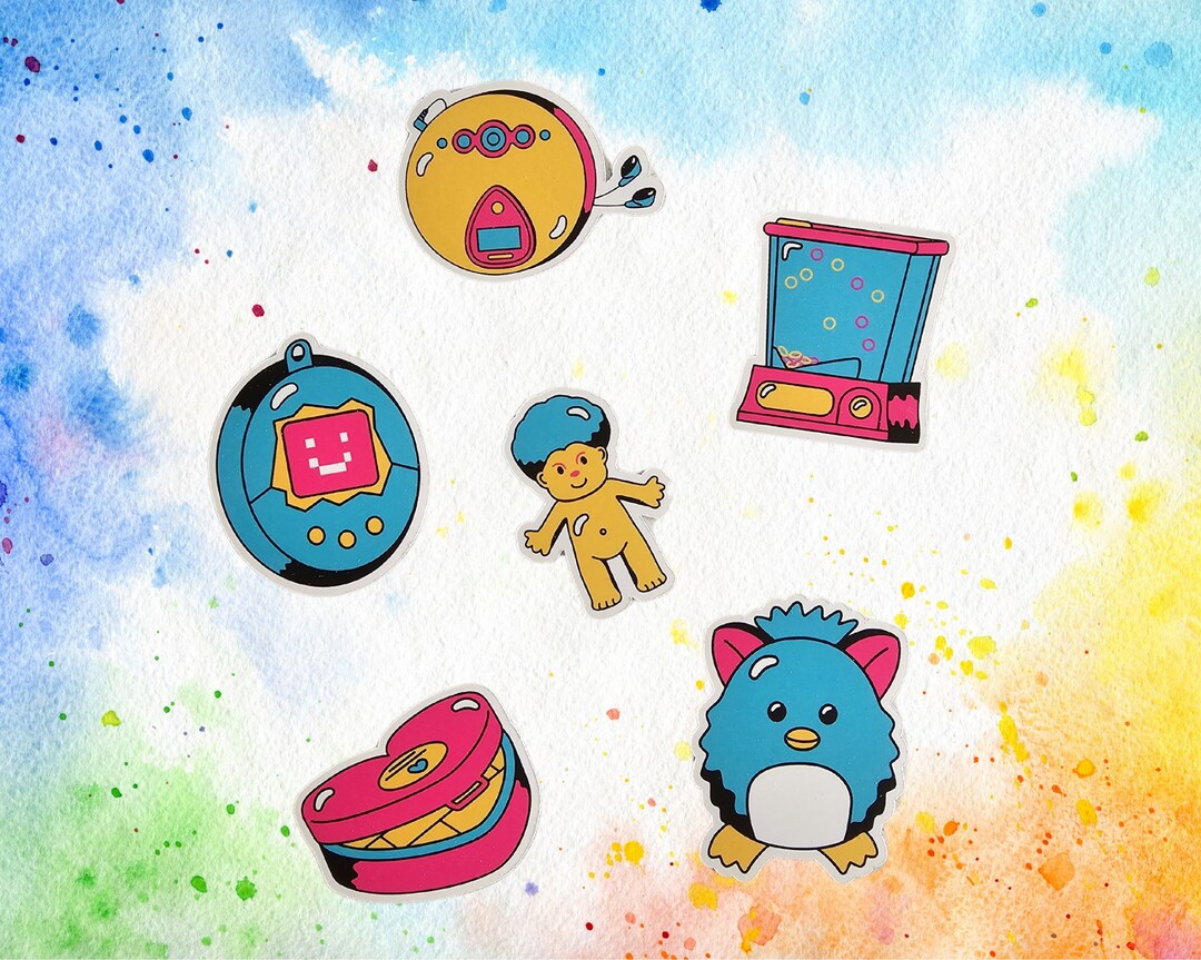 Retro Sticker Pack/bundle Neon Stickers 80's 90's - Etsy