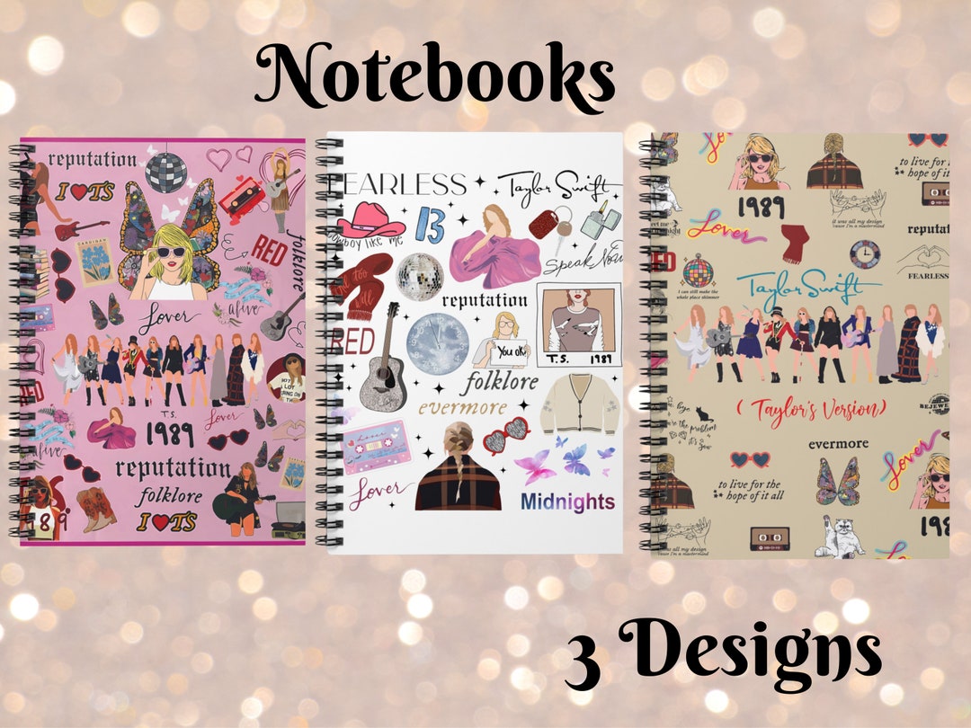 Taylor Swiftie Notebook Taylors Fan Spiral Notebook Music Lover Diary ...