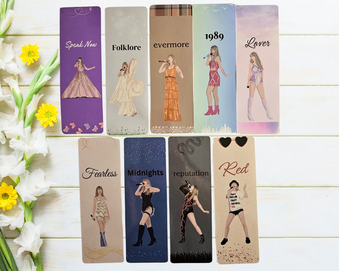 Taylor Bookmarks, Paper Bookmark, Gift Idea, Handmade Bookmarks ...