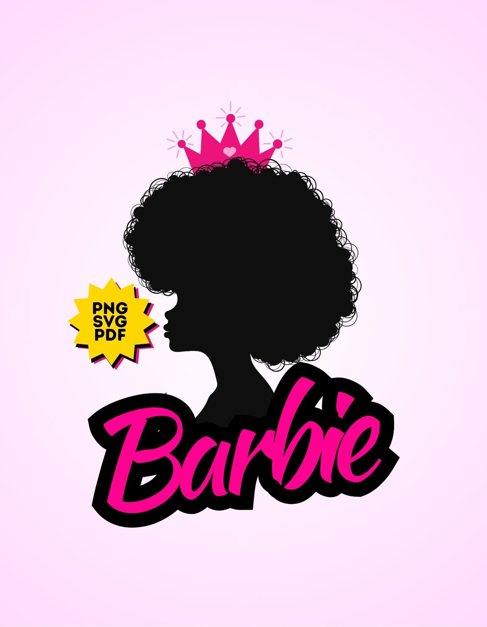 Black Barbie Silhouette