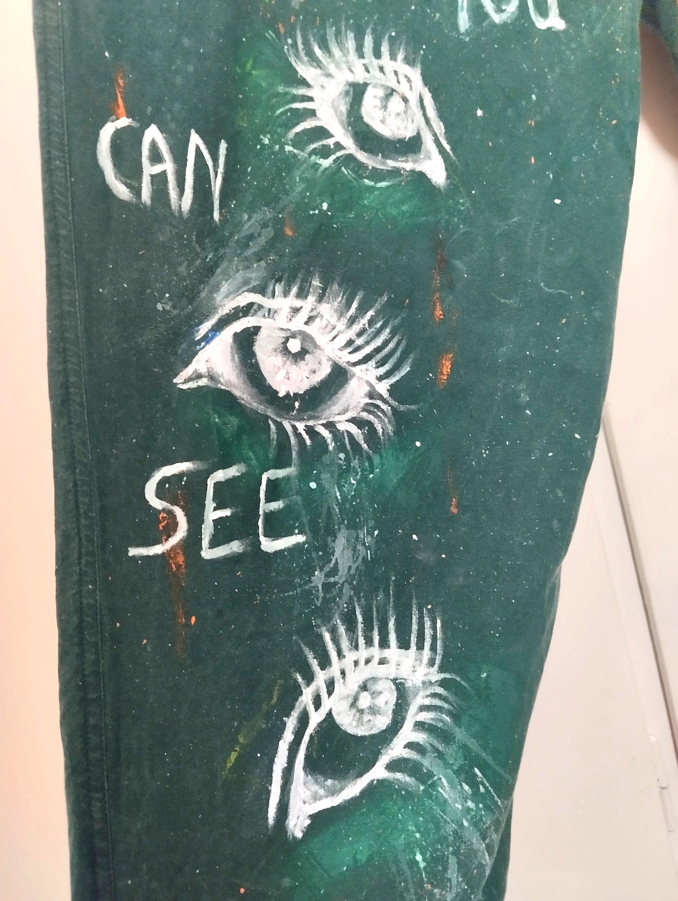Unique Painted Pants, Custom, Customized Pants, Customized Clothes ...