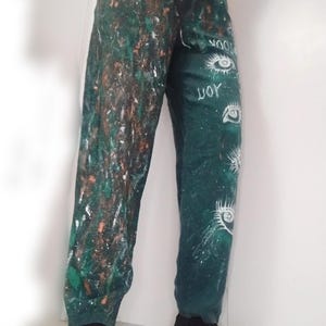Unique Painted Pants, Custom, Customized Pants, Customized Clothes ...