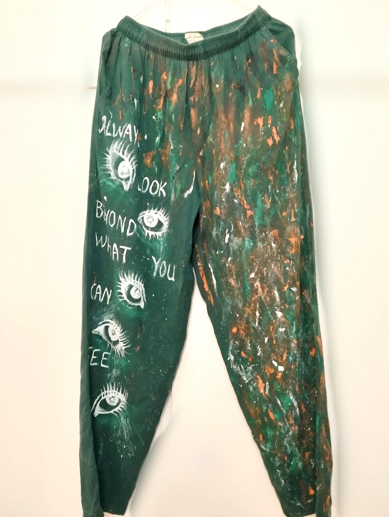 Unique Painted Pants, Custom, Customized Pants, Customized Clothes ...