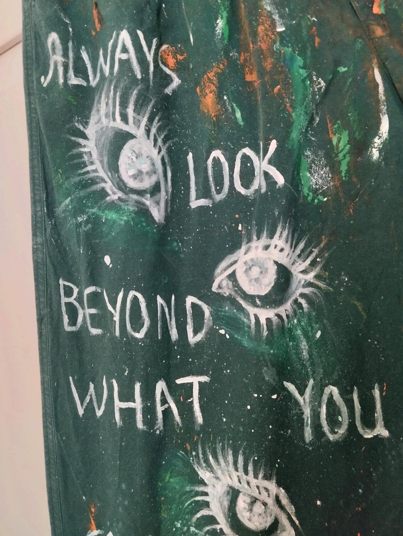 Unique Painted Pants, Custom, Customized Pants, Customized Clothes ...