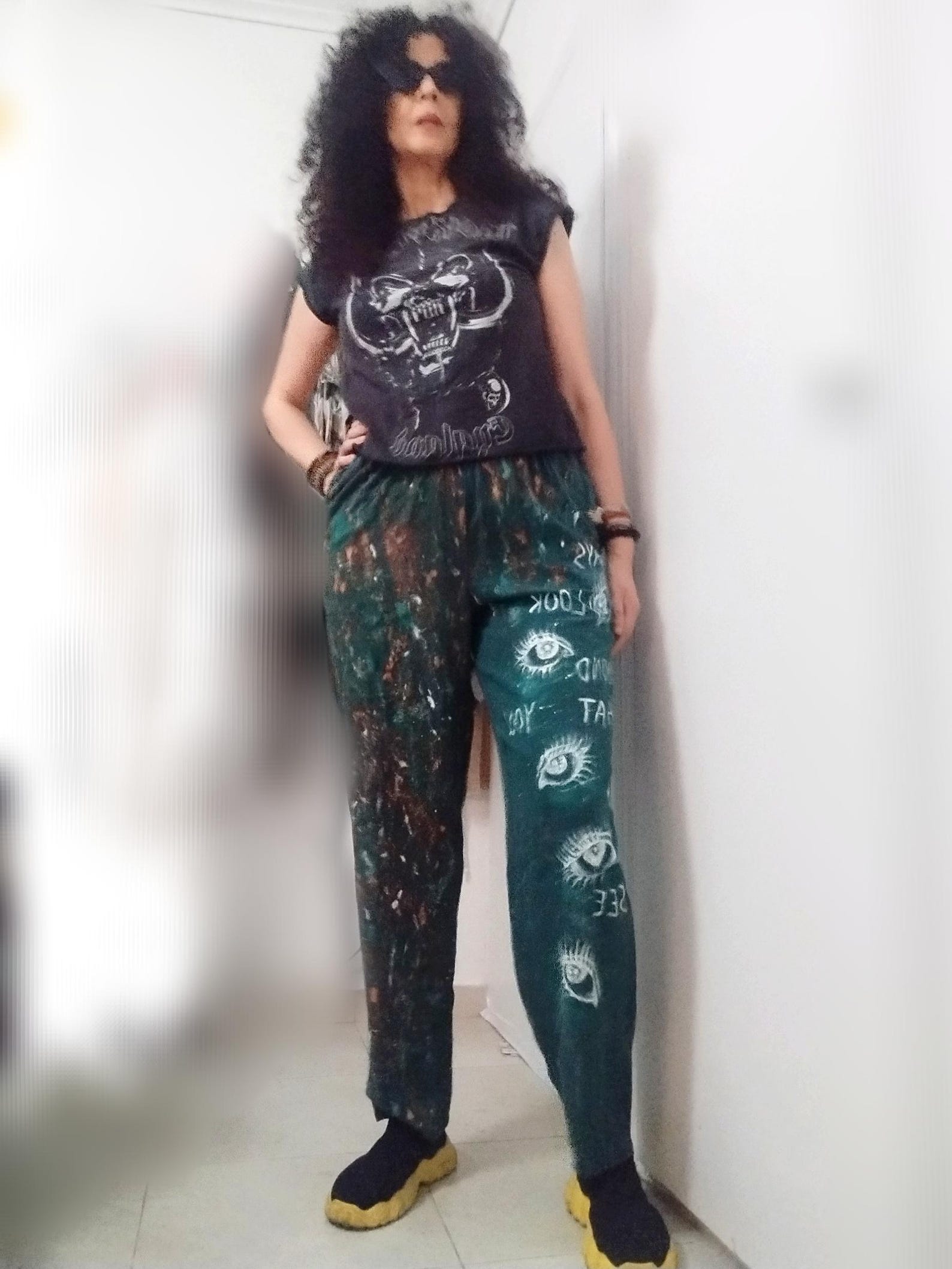 Unique Painted Pants, Custom, Customized Pants, Customized Clothes ...