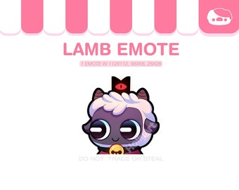 Cult of the Lamb Animated Emote for Twitch/discord Discord Sticker ...