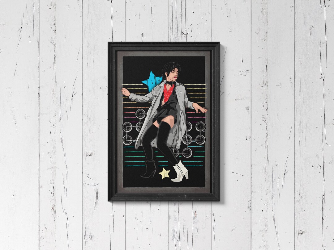 Prince - DIRTY MIND | Original Art Poster, Wall Art, Music Decor, Print ...