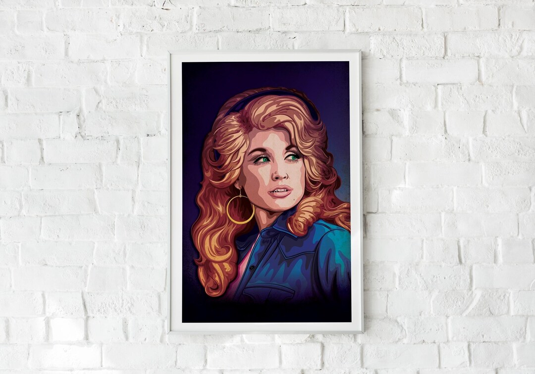 Dolly Parton | Original Art Poster, Wall Art, Music Decor, Print ...
