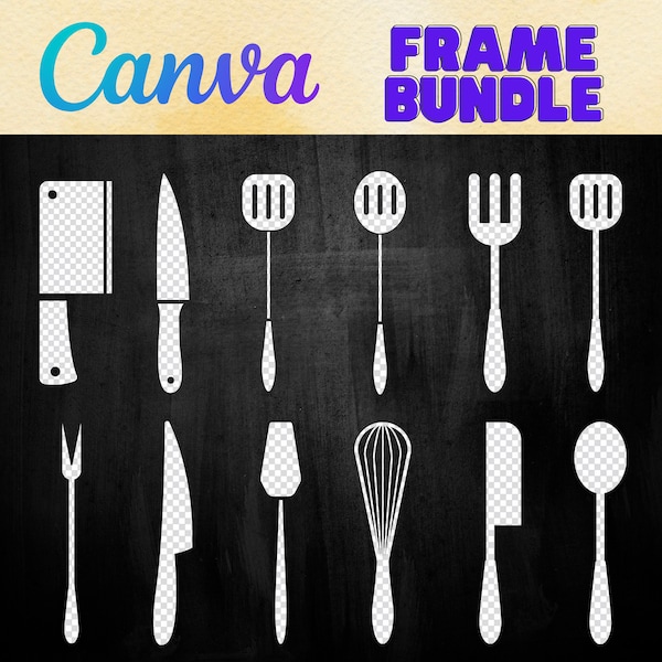 Canva Frame Bundle - Etsy