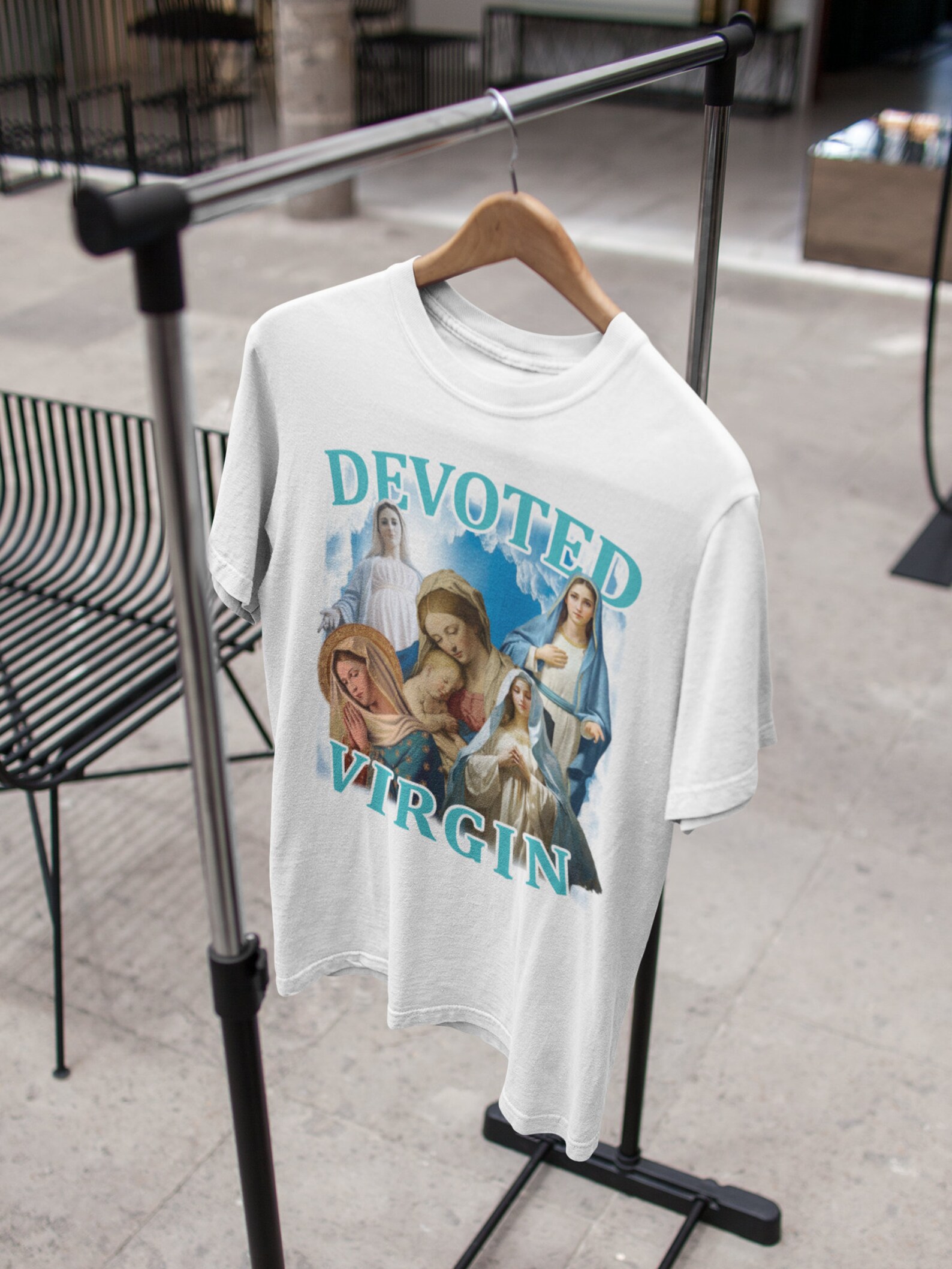 Devoted Virgin Tshirt,vintage Graphic Design Tee,gift for Virgin Friend ...