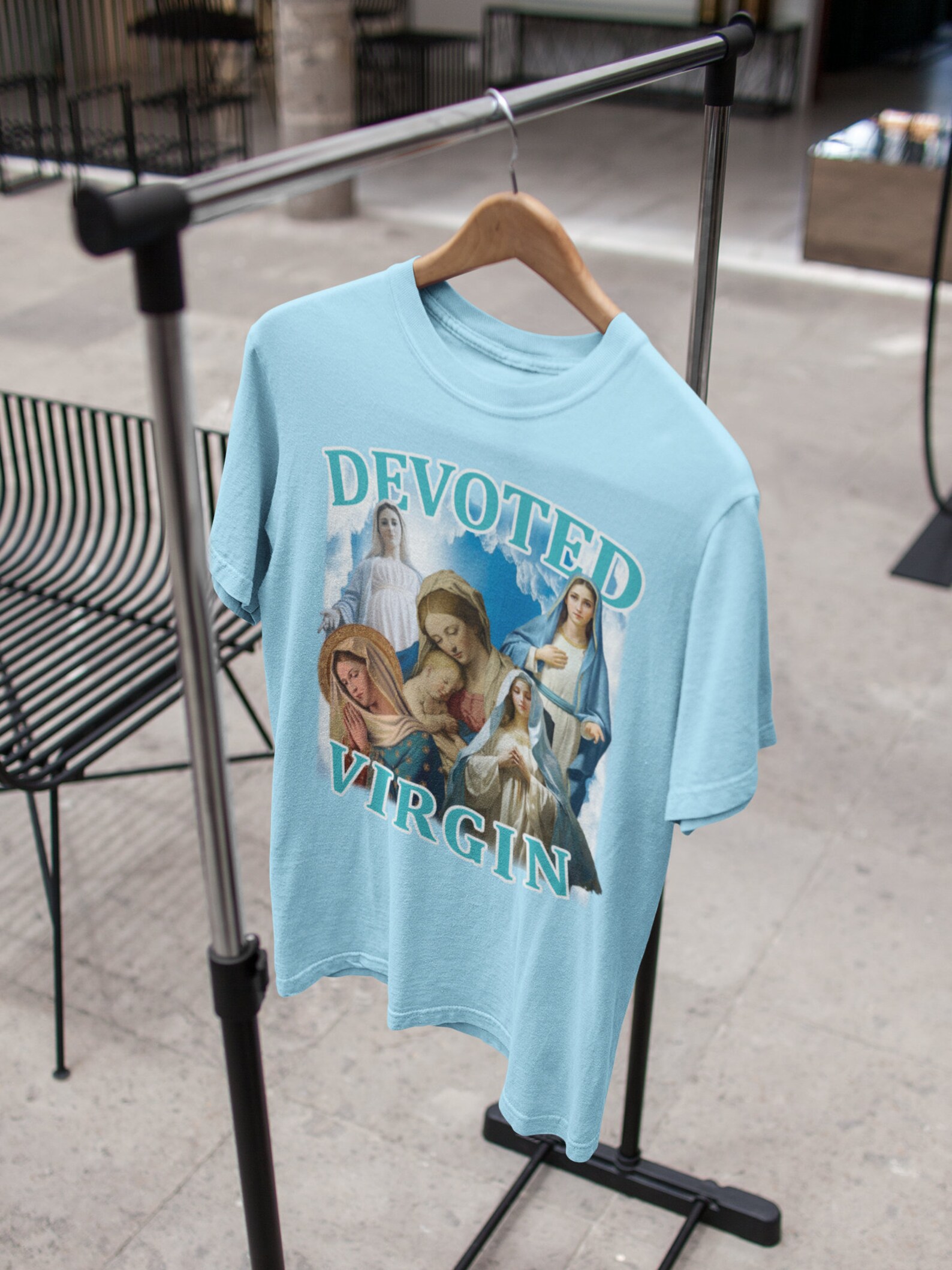 Devoted Virgin Tshirt,vintage Graphic Design Tee,gift for Virgin Friend ...