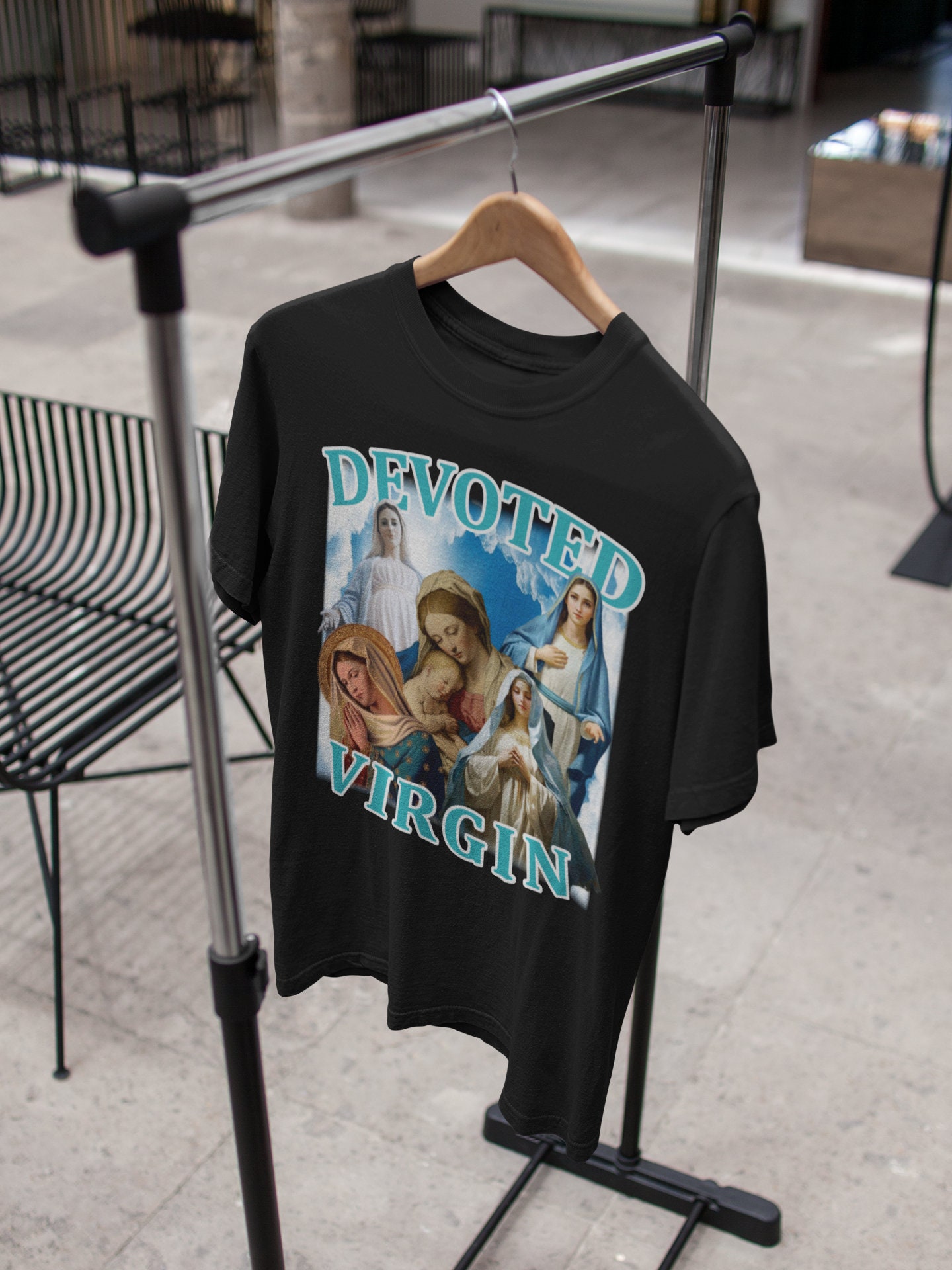 Devoted Virgin Tshirt,vintage Graphic Design Tee,gift for Virgin Friend ...