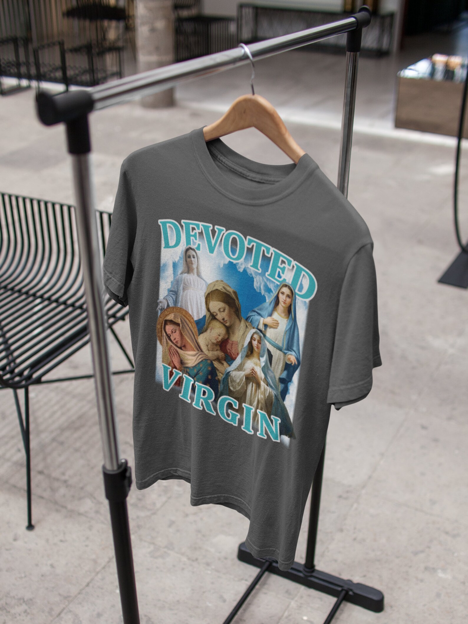 Devoted Virgin Tshirt,vintage Graphic Design Tee,gift for Virgin Friend ...
