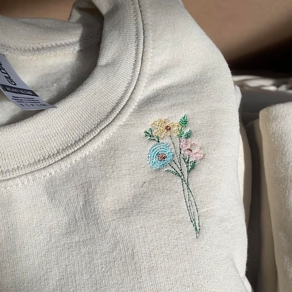 Cream Colored Embroidery - Etsy