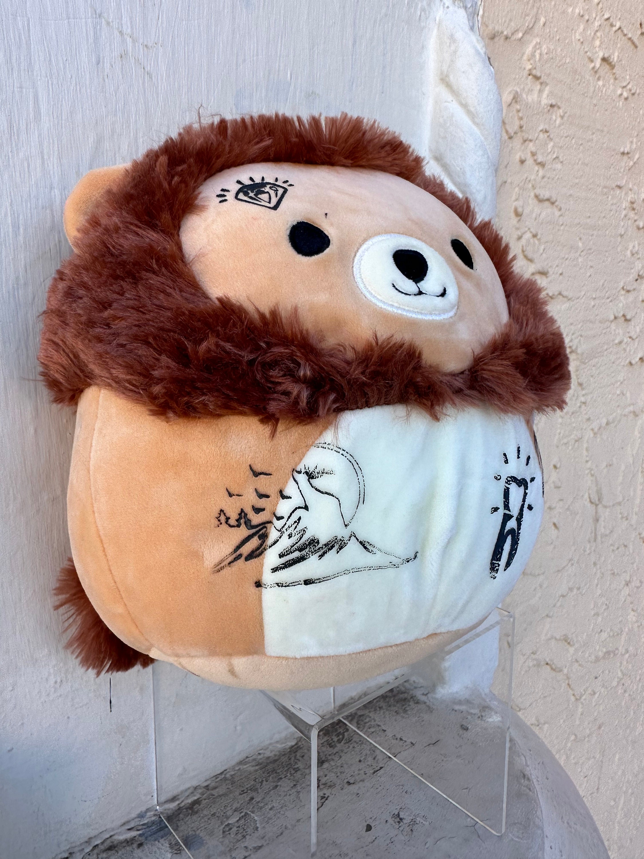 Francis the Lion Custom Squishmallow Plush With Unique Screen-printed ...