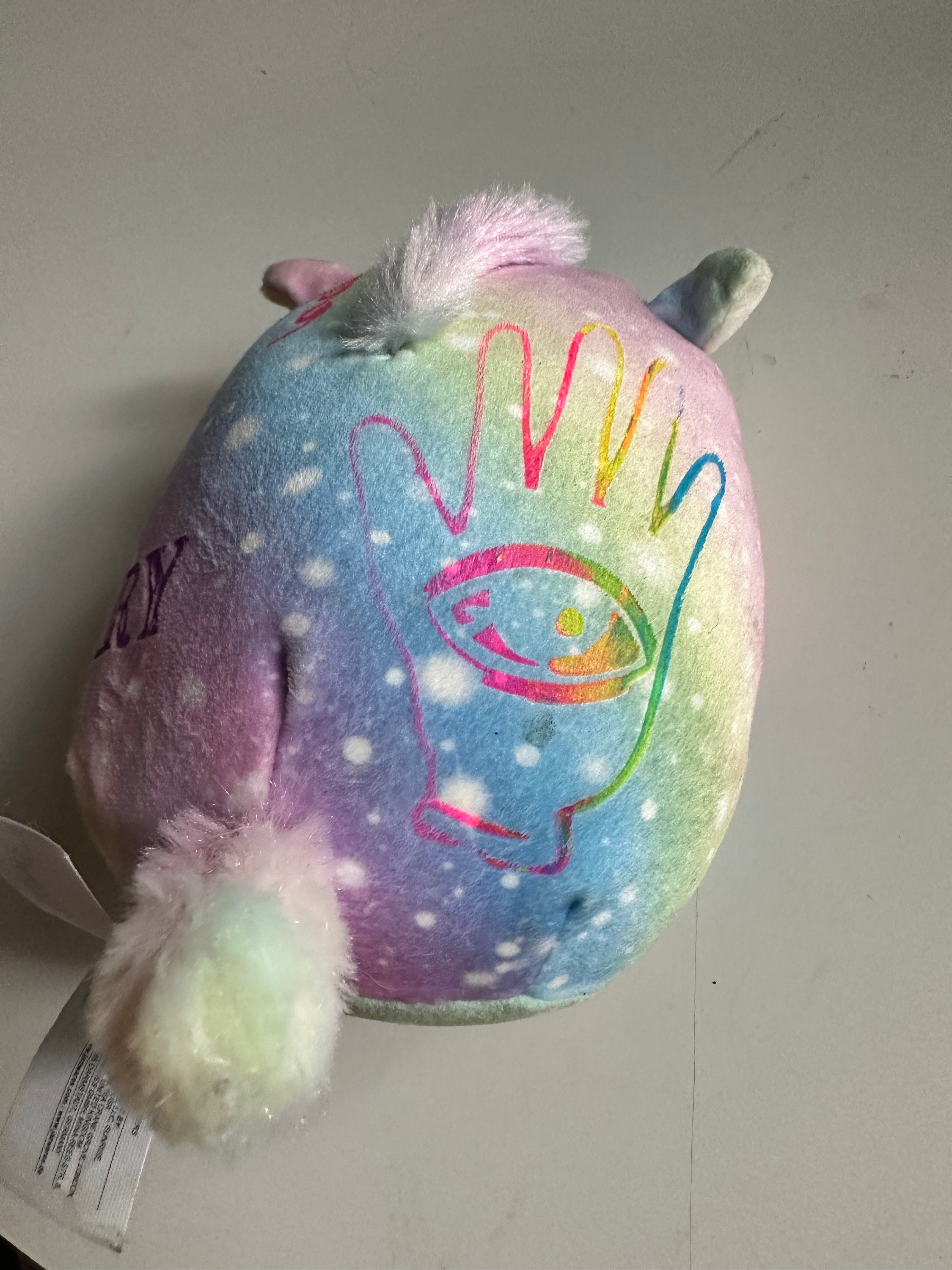 Prim the Unicorn:custom Squishmallow With Screen-printed Tattoos ...