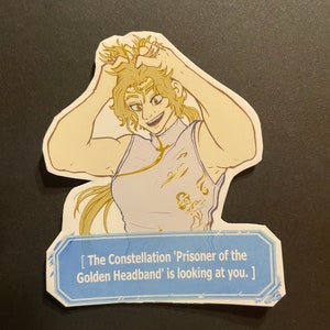 Prisoner of the Golden Headband Sticker - Etsy