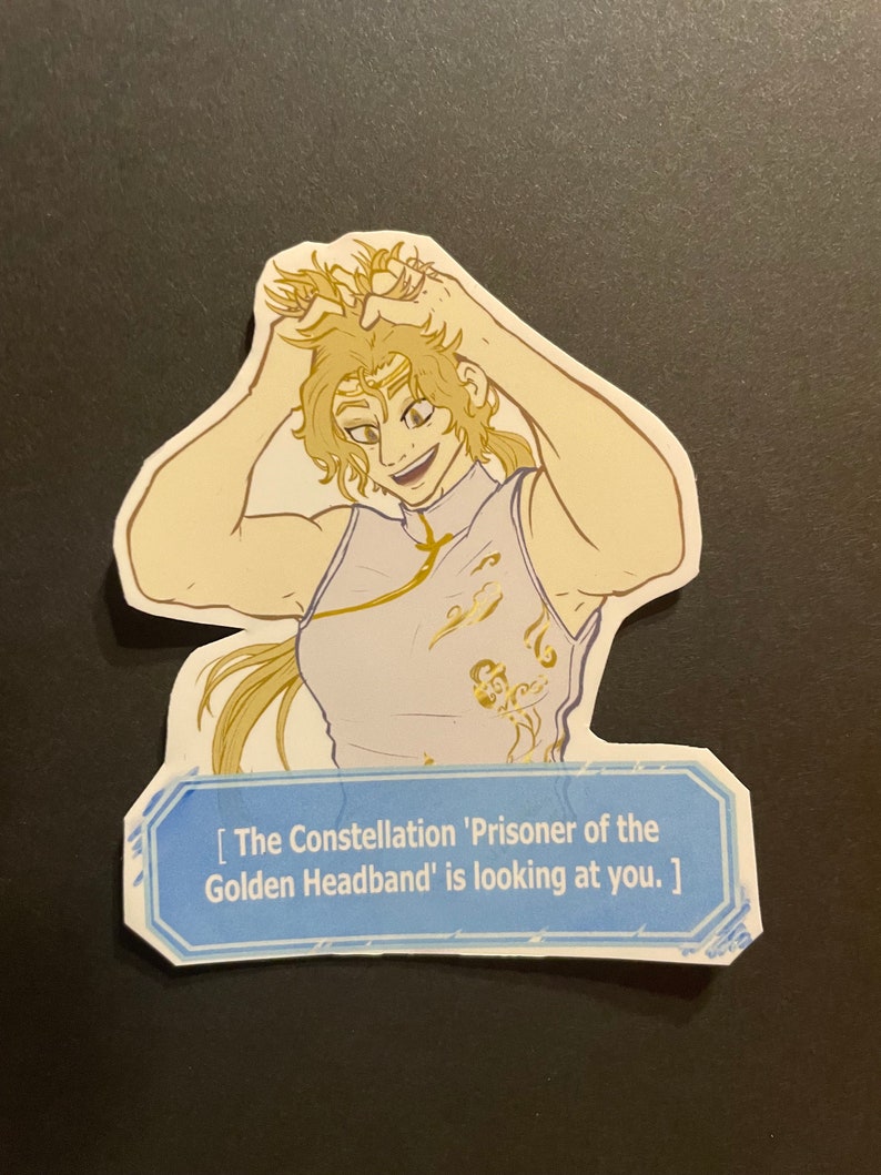 Prisoner of the Golden Headband Sticker - Etsy