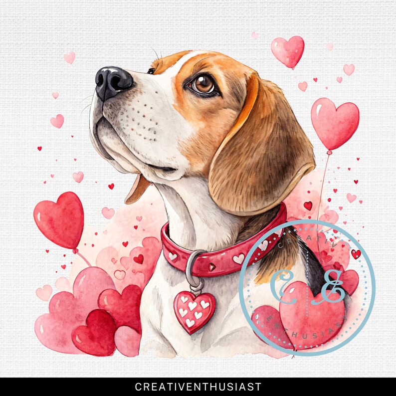 21 Valentine's Day Dog Breeds PNG Clipart (digital Download) - Etsy