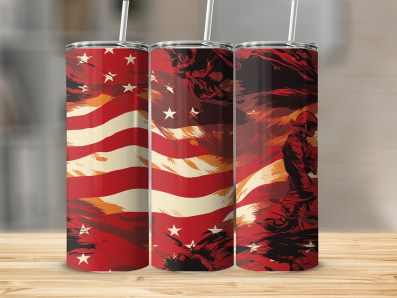 Marine Corps 20 Oz Skinny Tumbler Sublimation Design, Straight ...