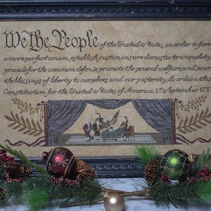We the People Cross Stitch Pattern by Willow Hill Samplings - PDF ...