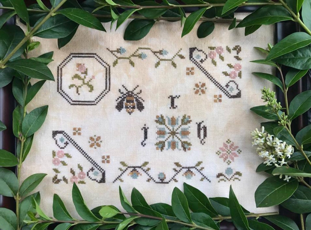 Busy Bee Sampler Counted Cross Stitch Pattern by Willow Hill Samplings ...