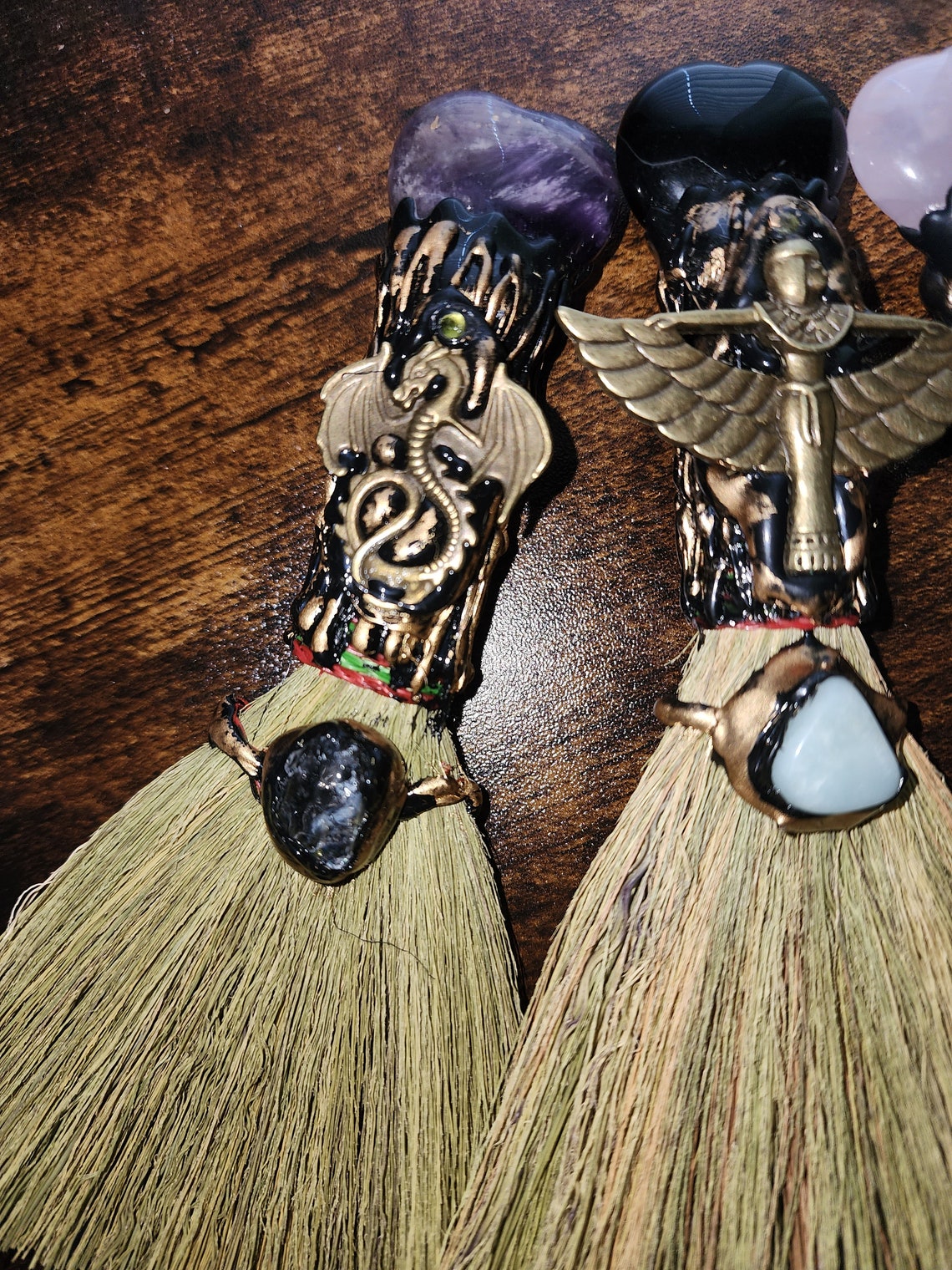 Crystal Altar Broom-crystal Broom - Etsy