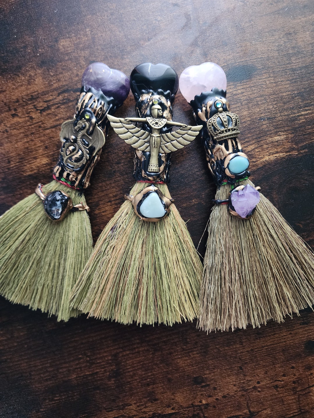 Crystal Altar Broom-crystal Broom - Etsy