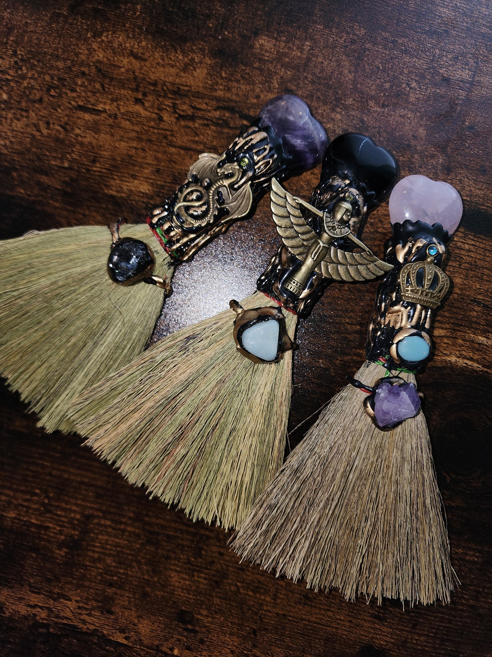 Crystal Altar Broom-crystal Broom - Etsy