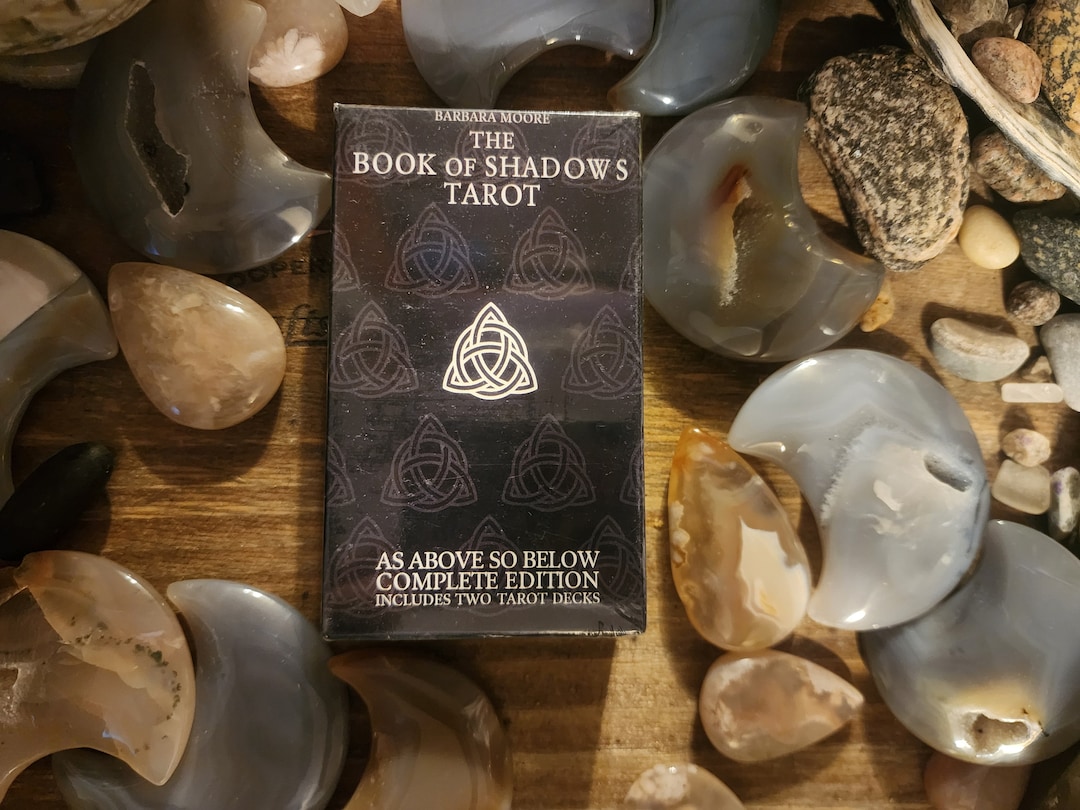 The Book of Shadows Tarot Pocket Sized Complete Kit as Above so Below ...