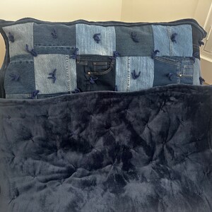 Denim Blanket - Etsy