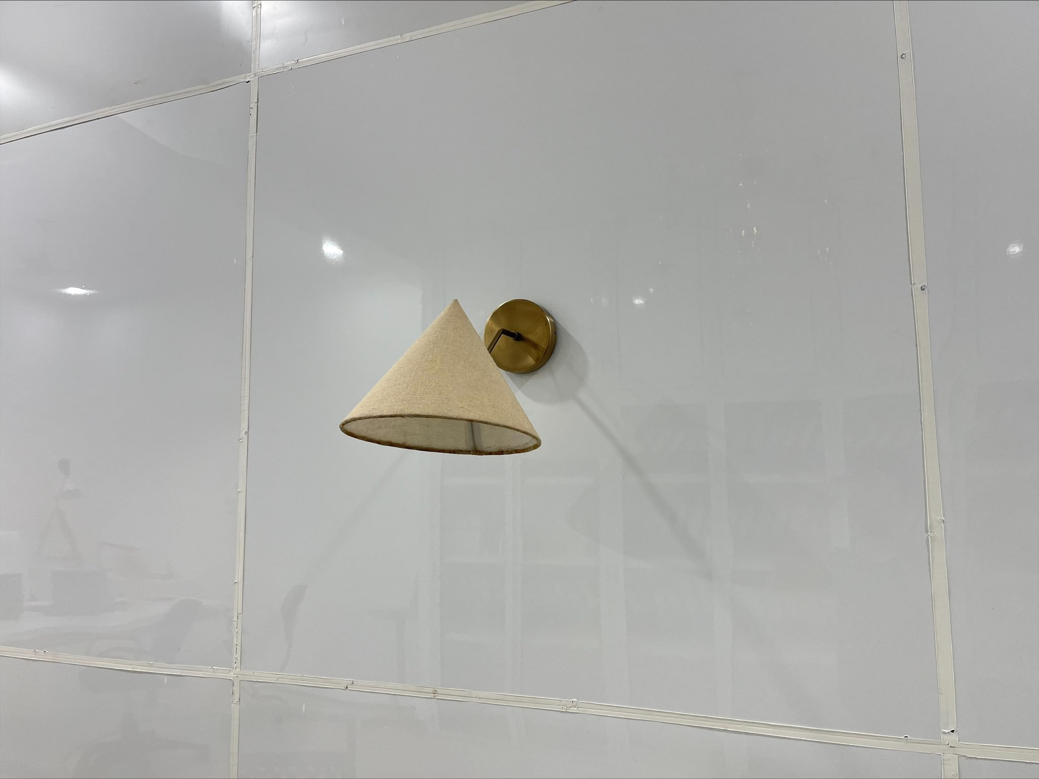 Fabric Shade Bed Side Sconce ,modern Wall Shade Lamp , Mid Century Wall ...