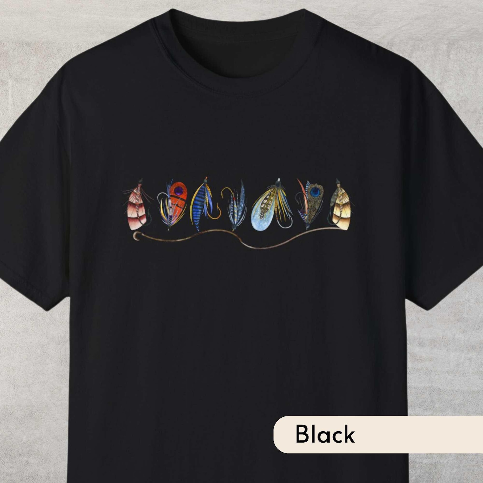 Fishing Lures Tshirt, Fisherman Gift, Fishing Shirt for Husband, Fly ...