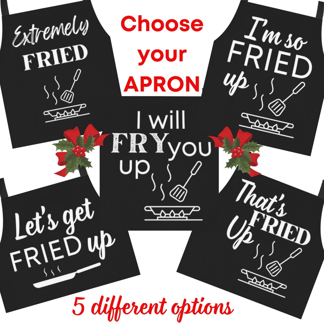 Dad Cook Apron, Funny Man Apron, Funny Husband Apron, Funny Fry Apron ...