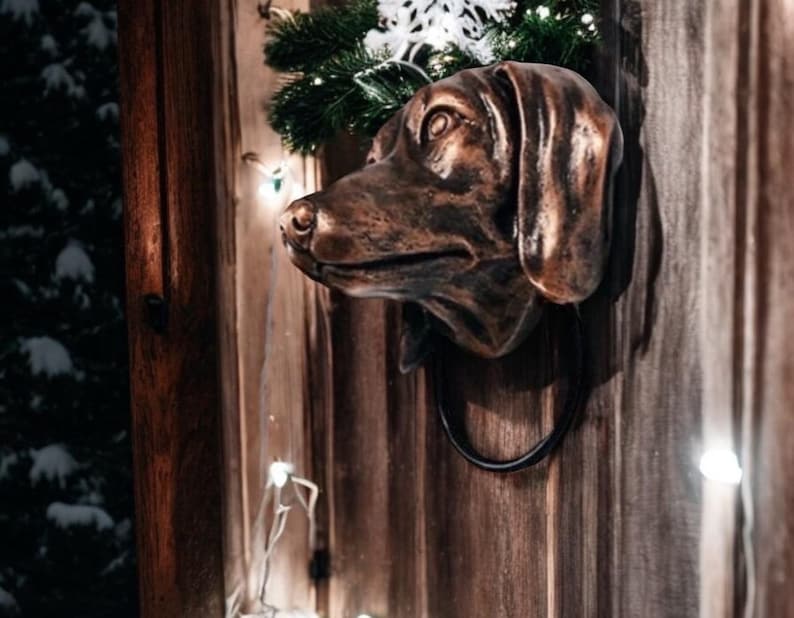 Dachshund Door Knocker Sausage Dog Home Accessories for Friends - Etsy