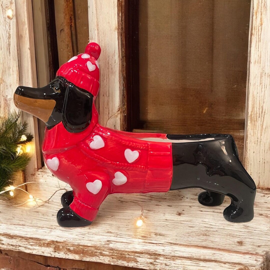 Valentines Dachshund Candle Sausage Dog Accessories for Friends - Etsy