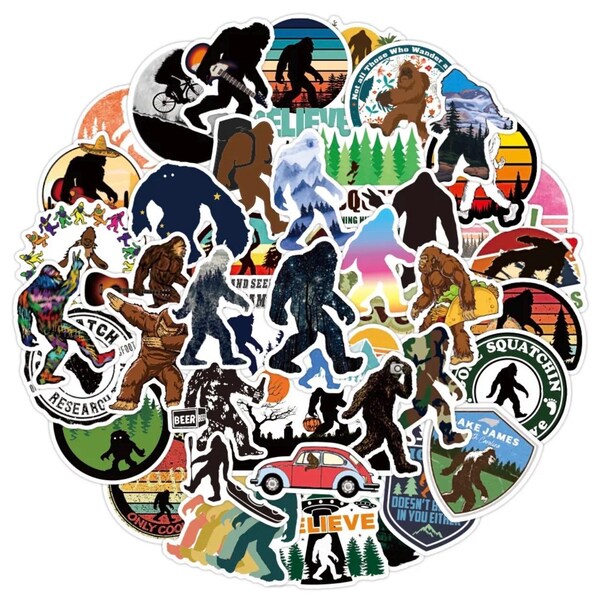 Bigfoot Stickers - Etsy