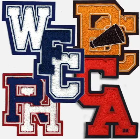 Custom Chenille Patches, Varsity Letterman Jacket Patches, Made to ...