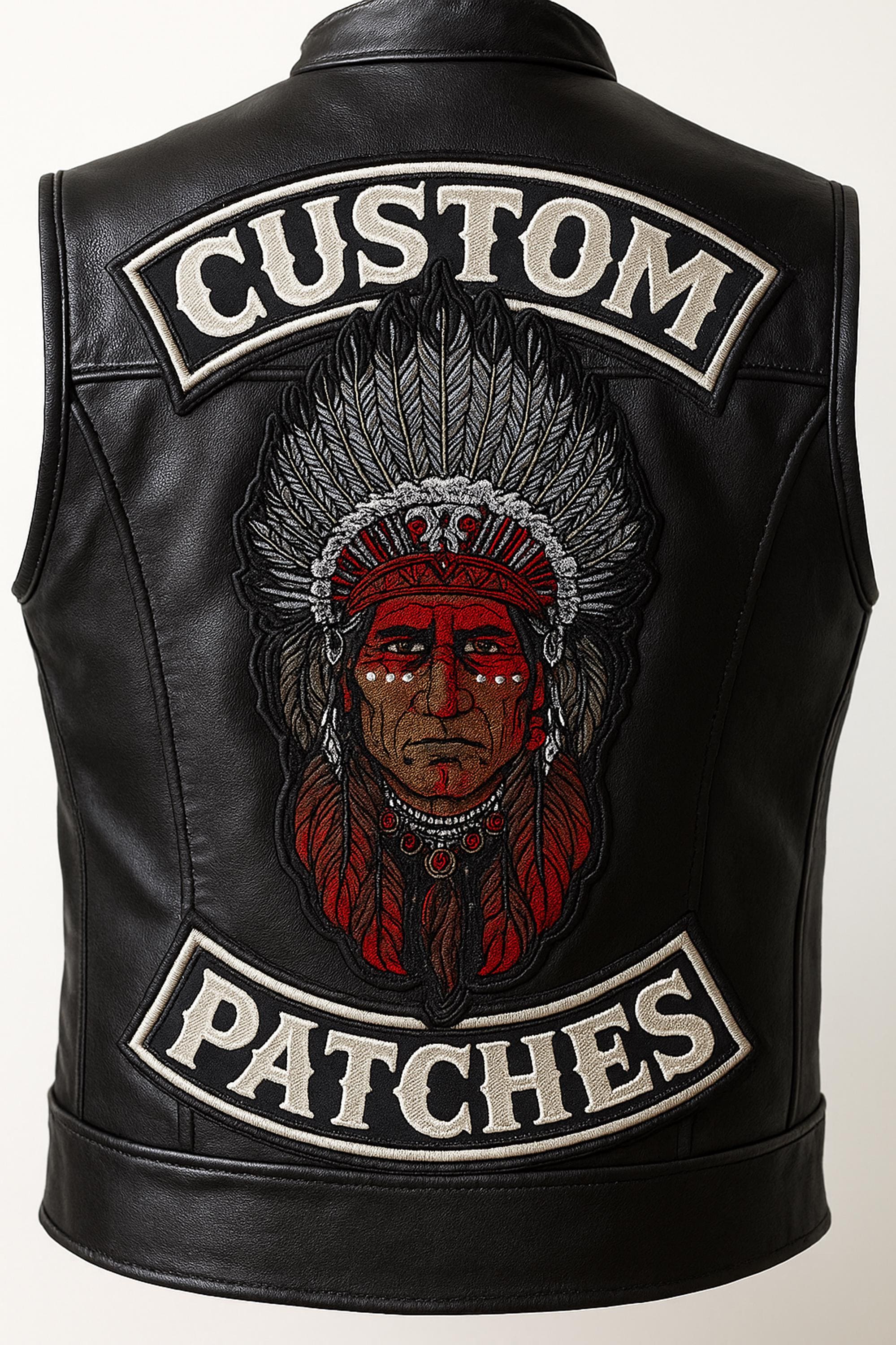 Embroidered Jacket Back Patch, Biker Design, up to 15 Inch - Etsy