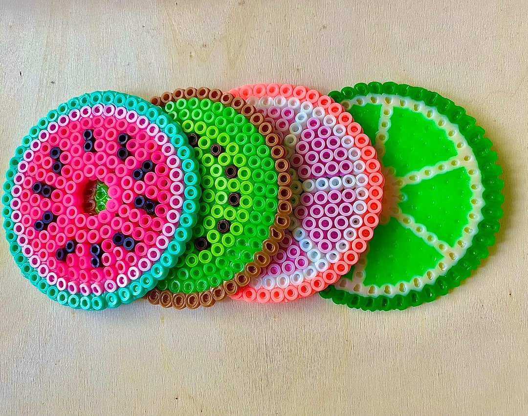 Perler Bead Cup Covers - Etsy