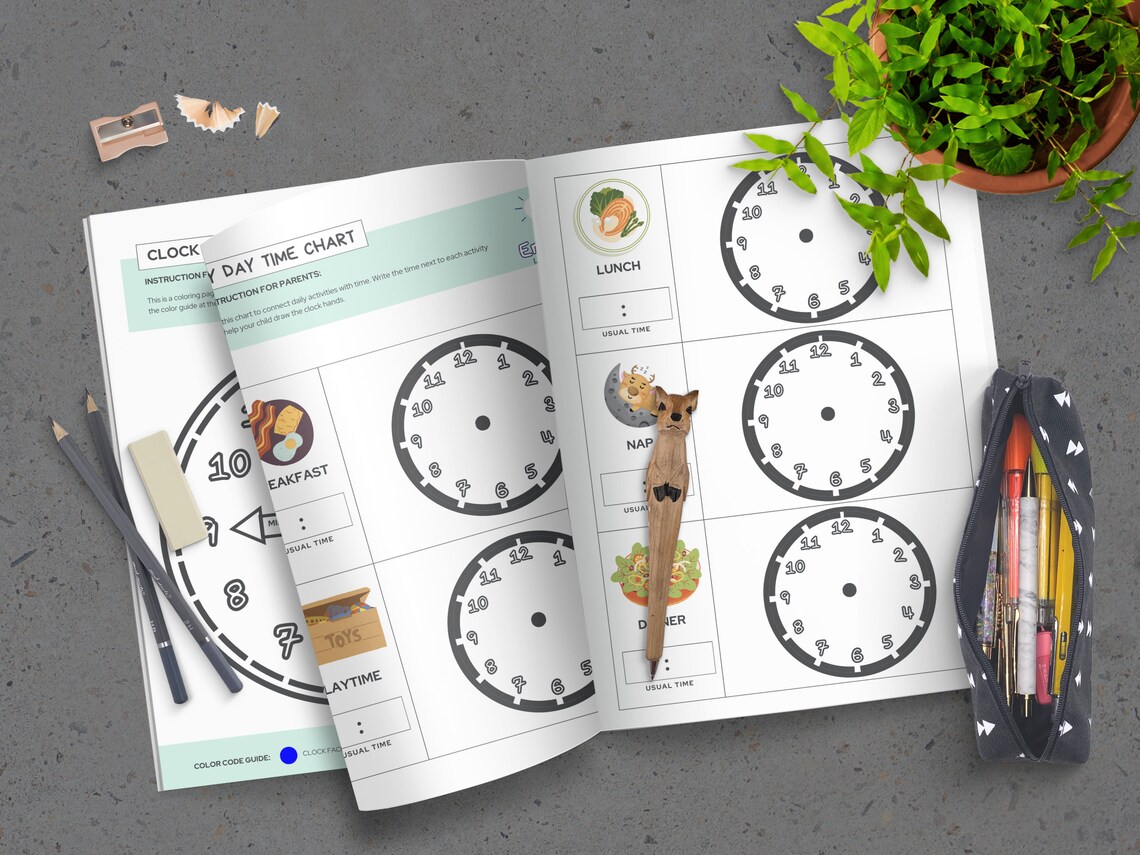 Telling the Time Preschool Learning, Preschool Printables, Clock ...