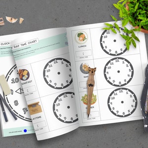 Telling the Time Preschool Learning, Preschool Printables, Clock ...