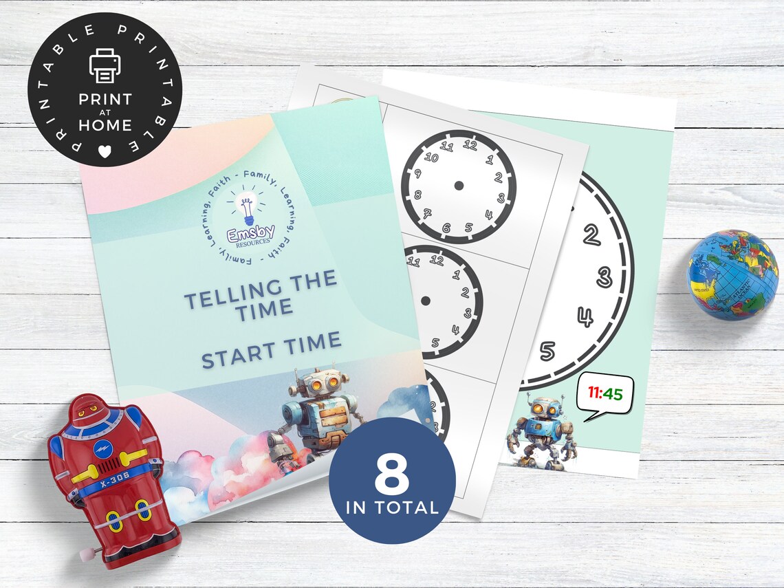 Telling the Time Preschool Learning, Preschool Printables, Clock ...
