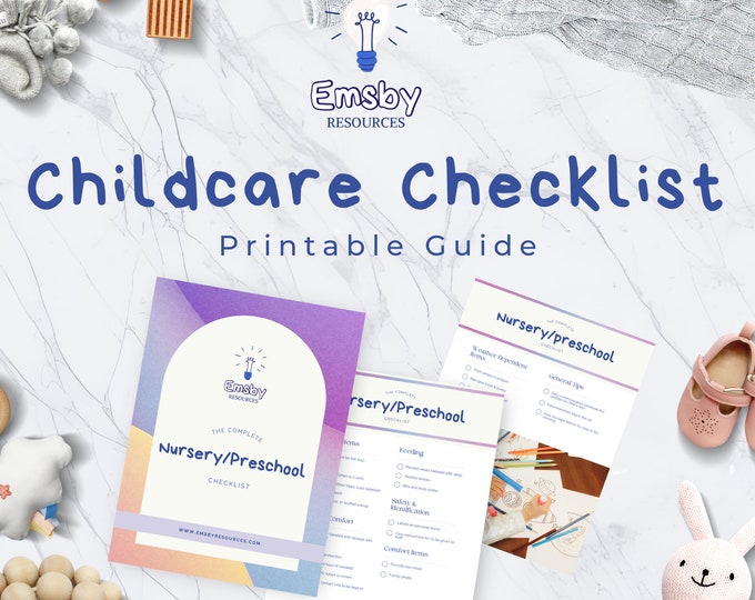 Daycare Employee Duties Checklist/ Child Care Staff Duties Checklist ...