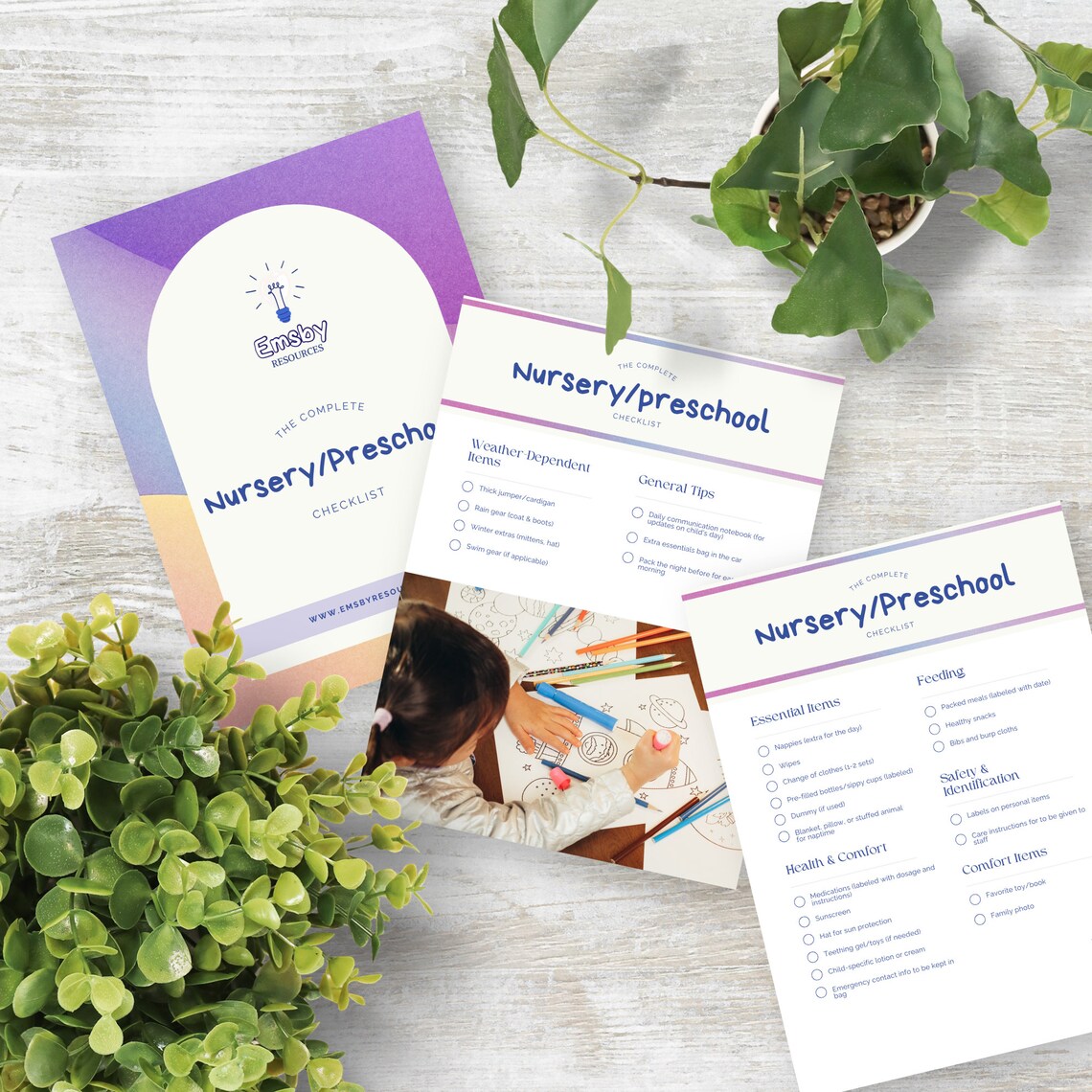 Childcare Checklist, Daycare Checklist, Printable Childcare Checklist ...