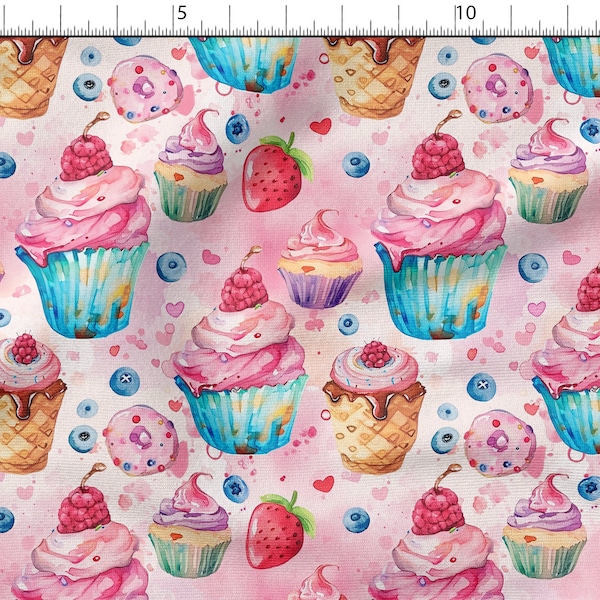 Cupcake Fabric - Etsy