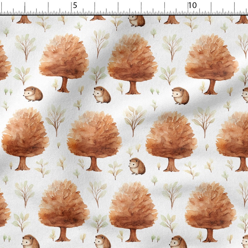 Hedgehog Fabric - Etsy