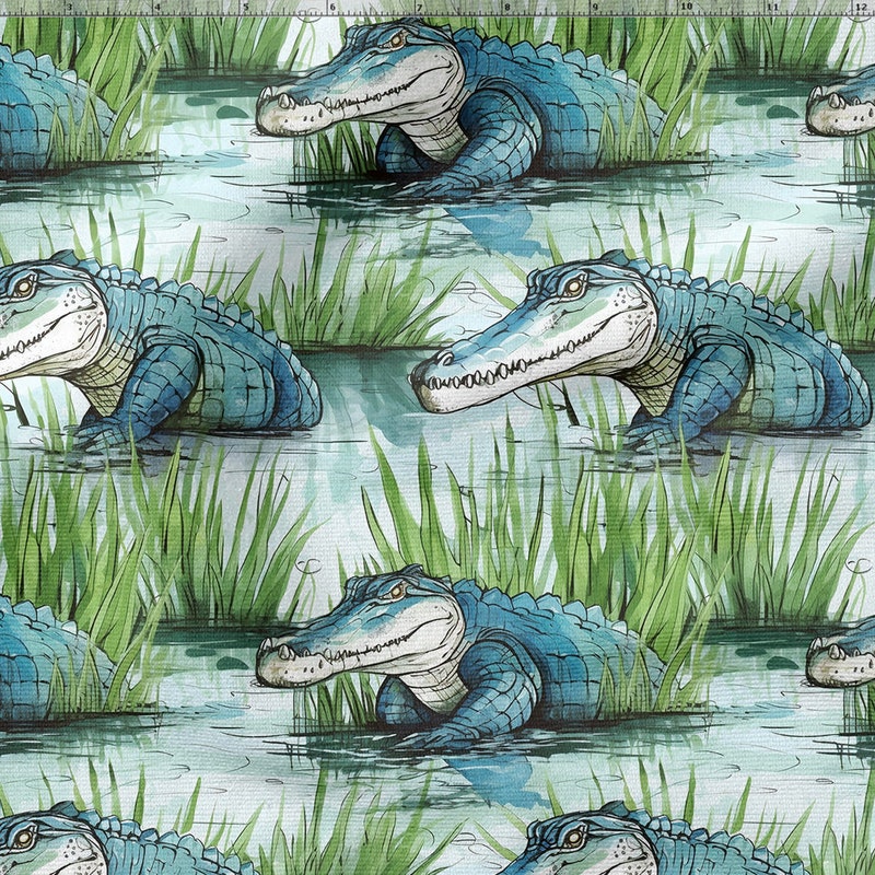 Alligator Fabric - Etsy
