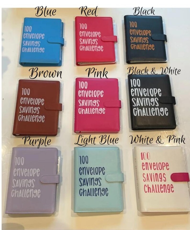 100 Envelopes Savings Challenge Binder, Budget Book - Etsy