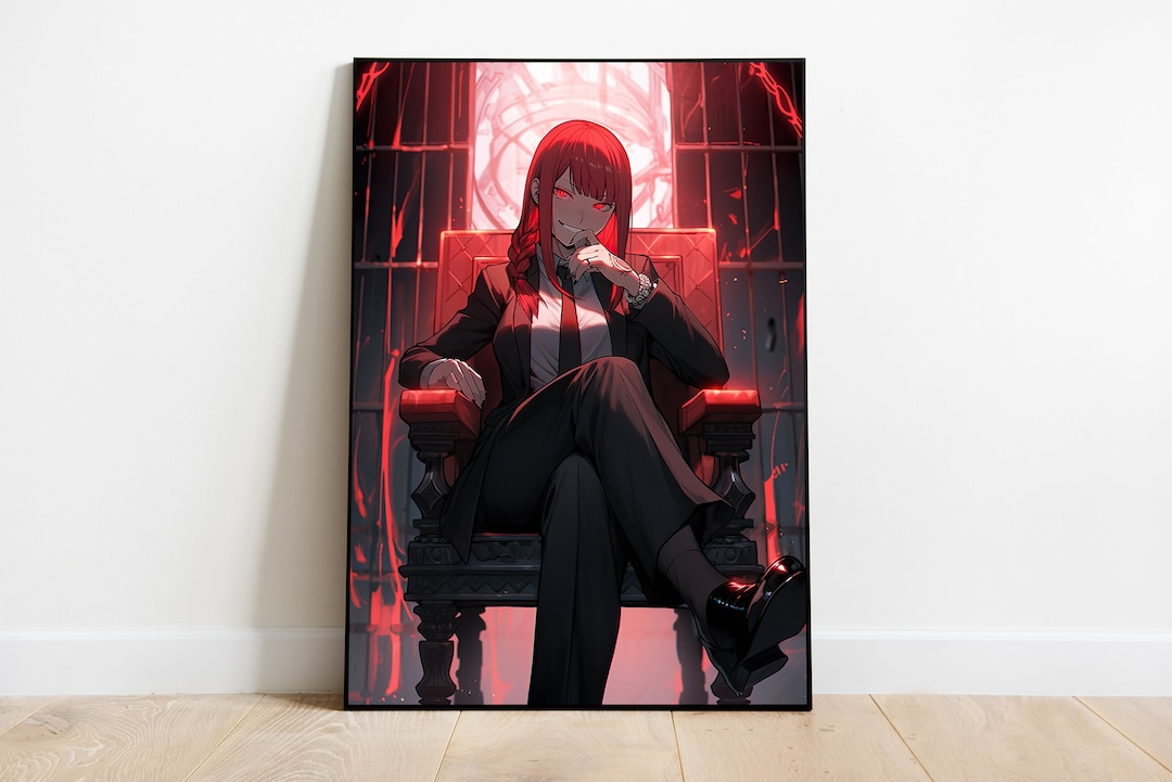 Makima Manga Poster Modern Design Print High-quality Wall Art & Instant ...